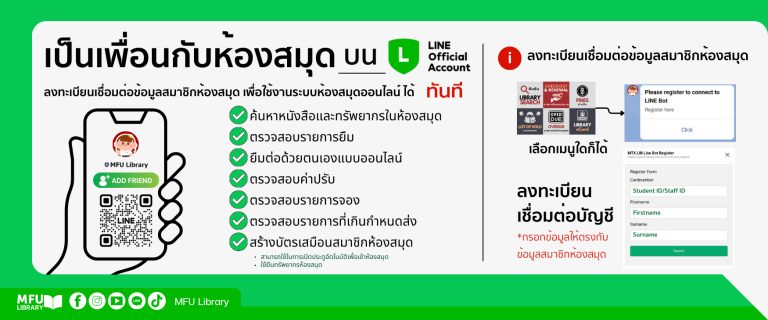 Homepage – MFU Library