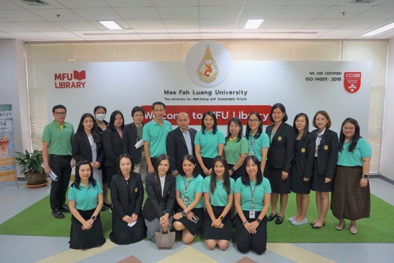 ศูนย์บรรณสารฯ ได้ให้การต้อนรับคณะดูงานจาก สำนักวิทยบริการฯ มหาวิทยาลัยราชภัฏเชียงราย – MFU Library